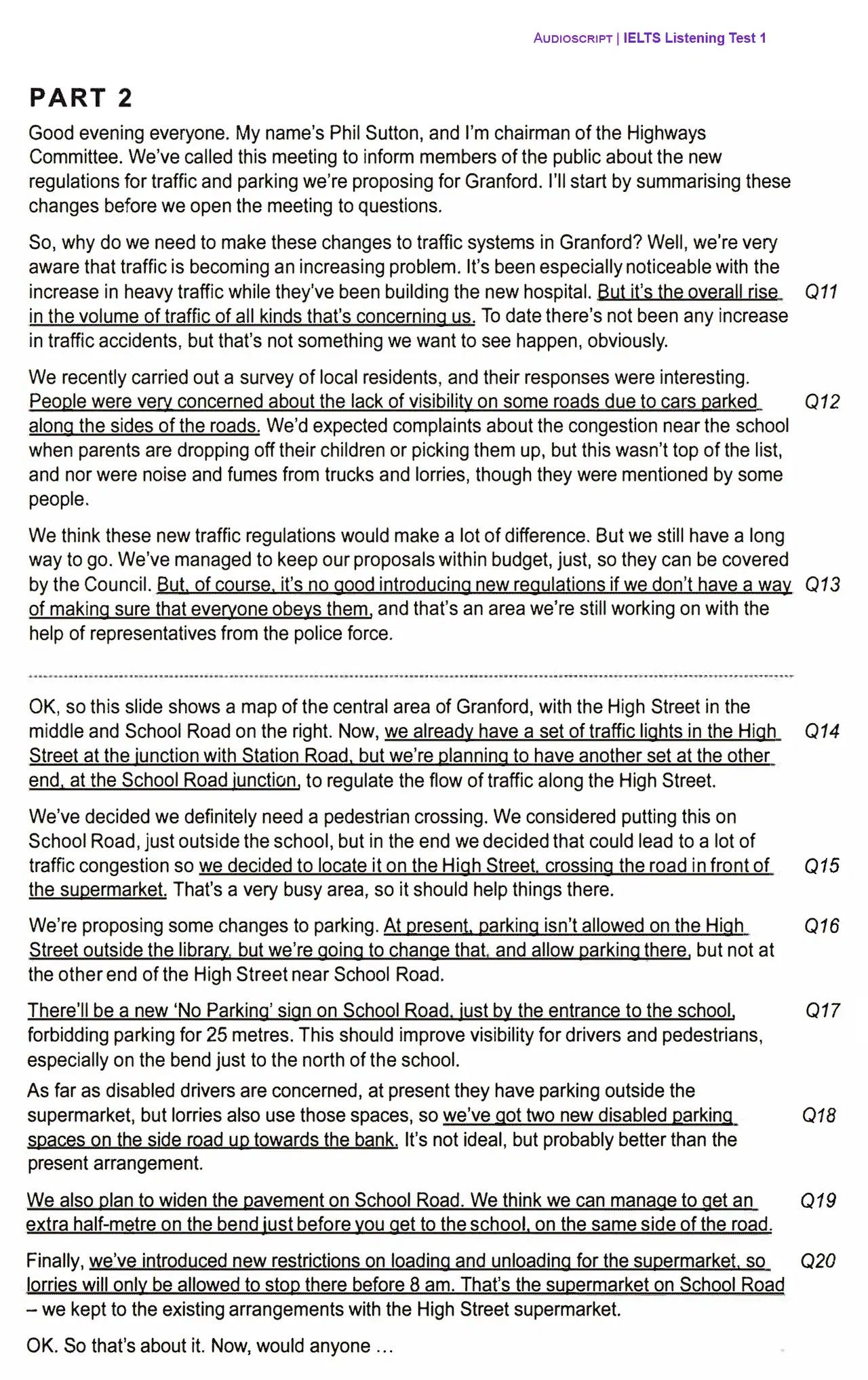 IELTS Listening Test 1 | 2018 Online Practice